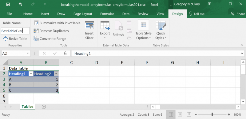 Array Formulas 201 – Breaking The Model