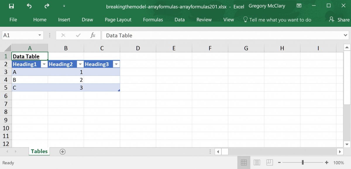 Array Formulas 201 – Breaking The Model