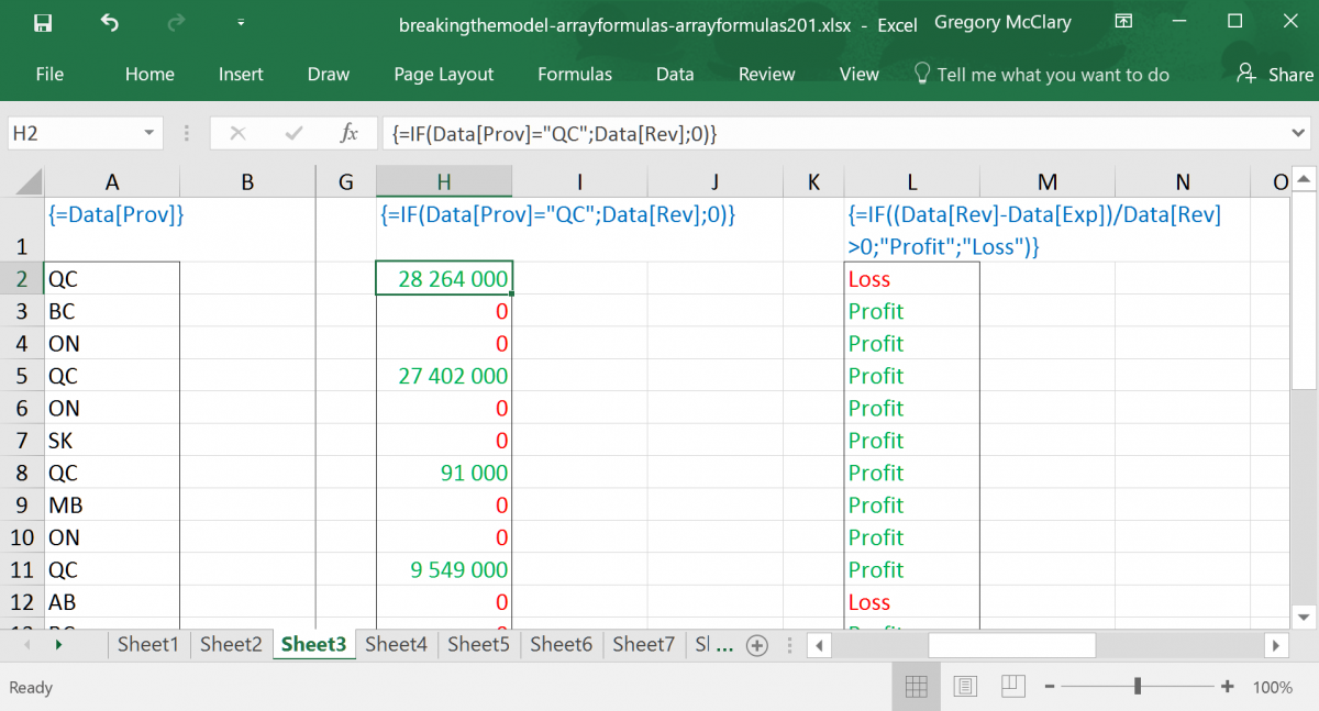 Array Formulas 201 – Breaking The Model